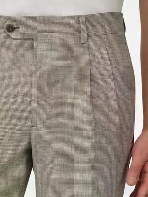 Boggi Milano Patterned Double-pleat Suit