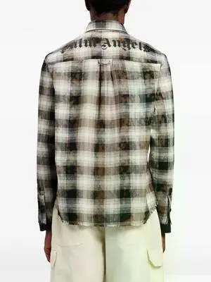 Palm Angels Classic Logo Check Shirt