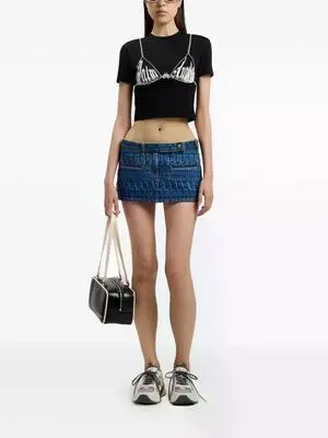 Palm Angels Bra Graphic Crew-neck T-shirt