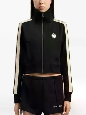 Palm Angels Tree Logo Zip-up Sweatshirt