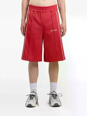 Palm Angels Logo Track Shorts - Red