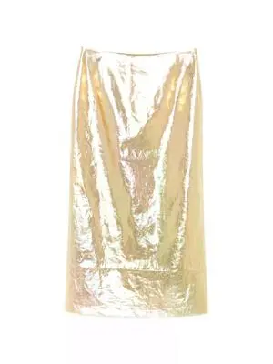 Gold Midi Skirts