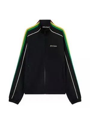 Palm Angels Logo Striped Track Jacket