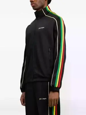 Palm Angels Logo Striped Track Jacket