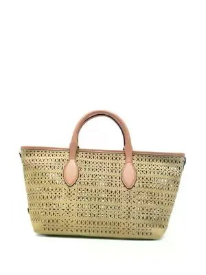 GIANNI CHIARINI Laser-cut Tote Bag - Neutrals