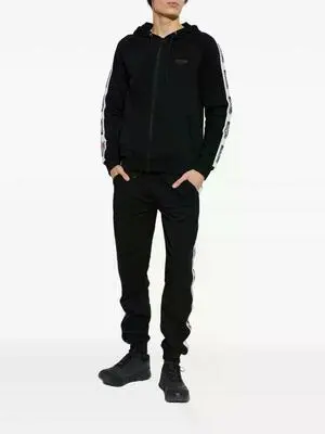 Moschino Logo-tape Zip-up Hoodie