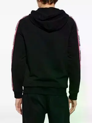 Moschino Logo-tape Zip-up Hoodie