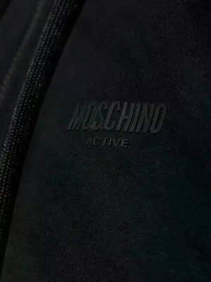 Moschino Logo-tape Zip-up Hoodie