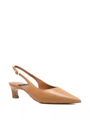 ANGEL ALARCON Suzanne Slingback Pumps - Neutrals