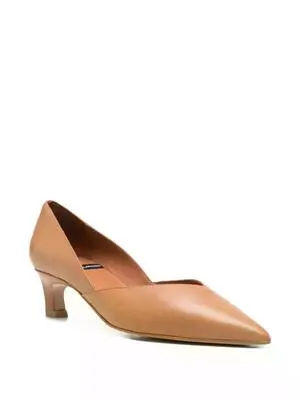 ANGEL ALARCON Brizia Pointed-toe Pumps - Neutrals