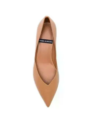 ANGEL ALARCON Brizia Pointed-toe Pumps - Neutrals