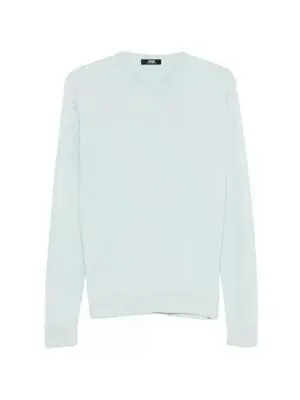 Alpha Studio Crew-neck Sweater - Blue