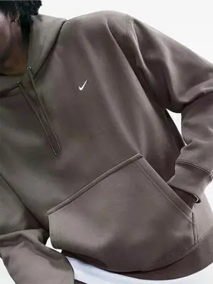 Nike Solo Swoosh Hoodie - Brown