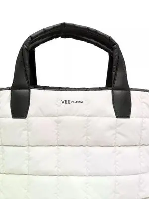 VEECOLLECTIVE Medium Quilted Porter Tote Bag - Neutrals