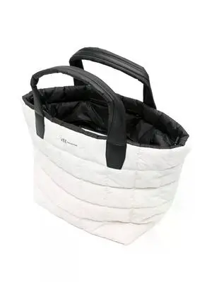 VEECOLLECTIVE Medium Quilted Porter Tote Bag - Neutrals
