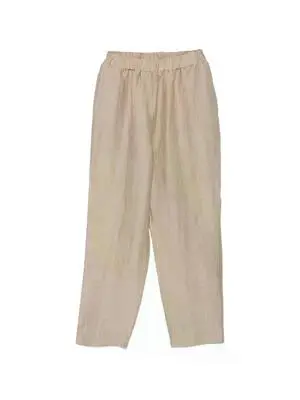 Alpha Studio Elasticated Straight Leg Trousers
