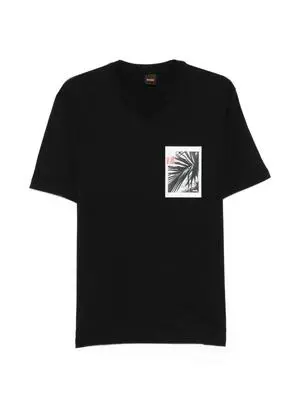 BOSS Cotton-jersey T-shirt With Graphic Print