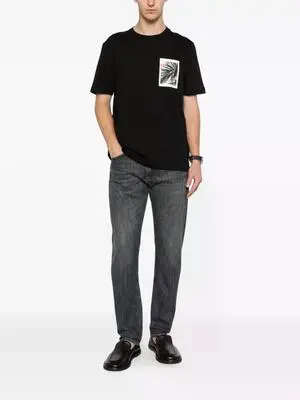 BOSS Cotton-jersey T-shirt With Graphic Print