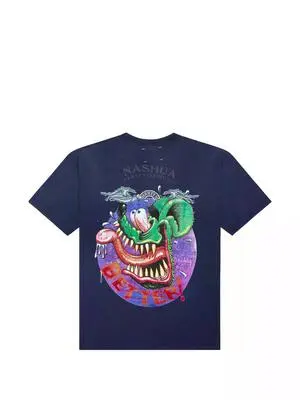 BETTER WITH AGE Navy Graphic T-shirt - Blue