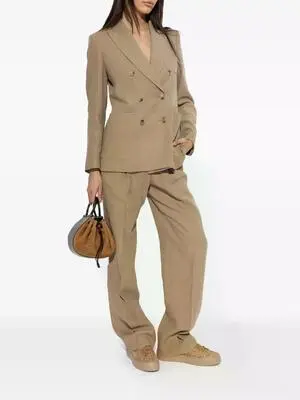 Max Mara Abate Pleated Trousers - Brown