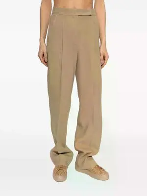 Max Mara Abate Pleated Trousers - Brown