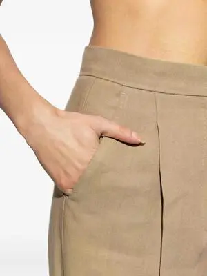 Max Mara Abate Pleated Trousers - Brown
