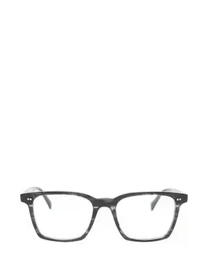 Oliver Spencer Maslow Square-frame Glasses - Grey