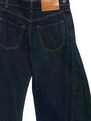 A.W.A.K.E. Mode Mirror Side-insert Jeans - Blue
