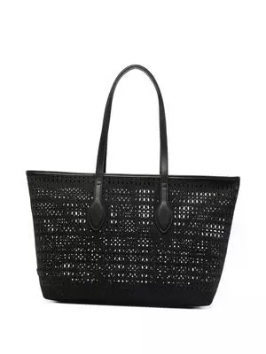 GIANNI CHIARINI Laser-cut Tote Bag - Black