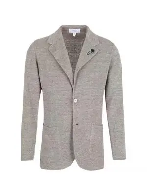 LARDINI Single-breasted Blazer - Neutrals
