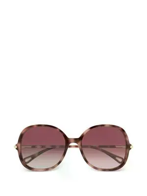 Chloé Round Frame Sunglasses - Brown