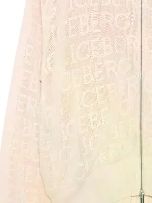 Iceberg Zip-up Bomber Jacket - Pink