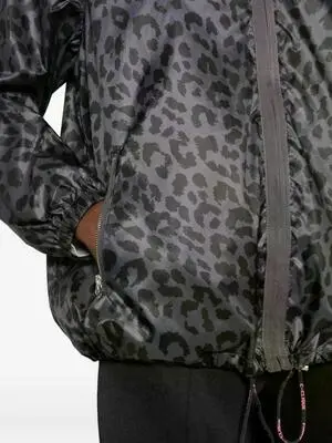 Pinko Animal-print Hooded Jacket