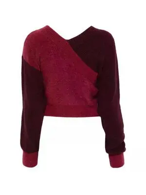 Iceberg V-neck Pullover Sweater