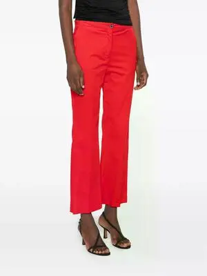 Pinko Straight Leg Velour Trousers