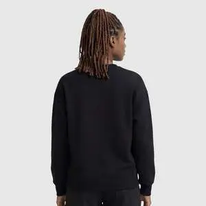 Champion Powerblend Crewneck Sweatshirt With Embroidered Logo - Black