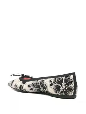 Pretty Ballerinas Floral-print Ballet Flats