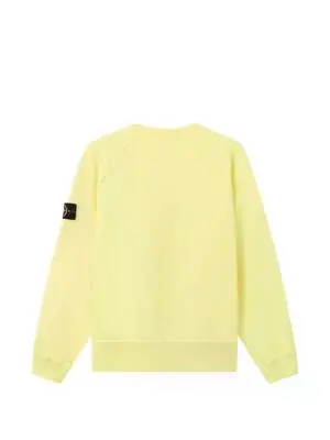 Stone Island Logo-patch Raglan-sleeve Sweater - Yellow