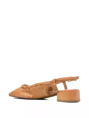 CARMELA Woven Slingback Ballet Flats