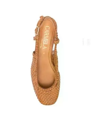 CARMELA Woven Slingback Ballet Flats