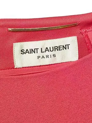 Saint Laurent Short Sleeve Midi Dress