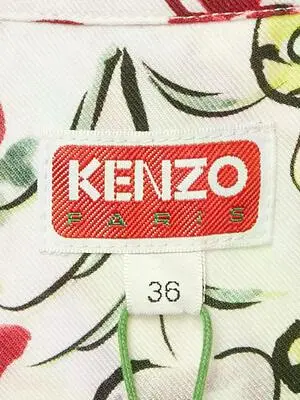Kenzo Floral-print Belted Dress