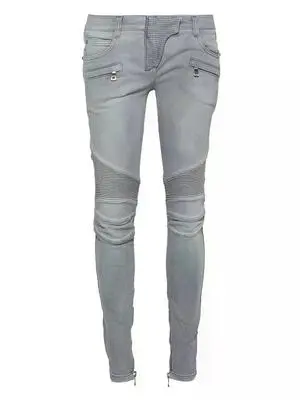 Balmain Panelled-design Jeans - Grey