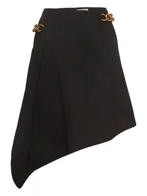Givenchy Asymmetric Chain-detail Mini Skirt