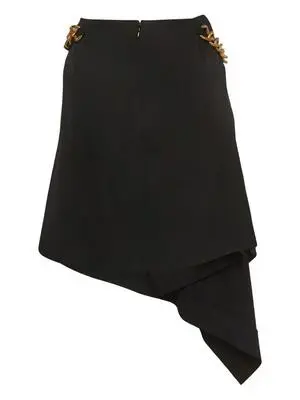 Givenchy Asymmetric Chain-detail Mini Skirt