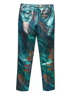 Maje Metallic Swirl Trousers