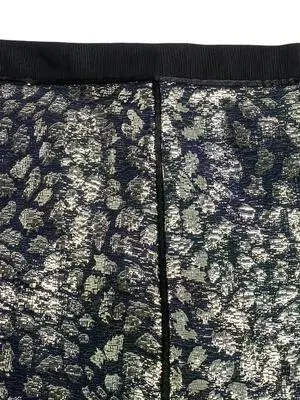 Layeur Metallic Print Blouse And Maxi Skirt Set