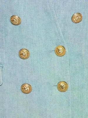Balmain Double-breasted Denim Dress