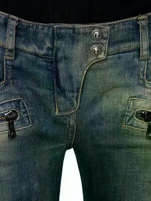 Balmain Stonewashed Biker Jeans