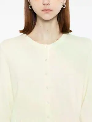 N.peal Ivy Cropped Cardigan - Yellow